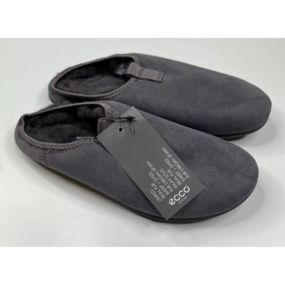 Ecco | Shoes | Nwt Ecco Easy Womens Size 11112 Us Gray Slippers | Poshmark
